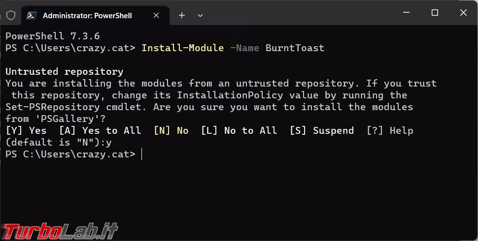 Crea le notifiche personalizzate di Windows con PowerShell e il modulo ...