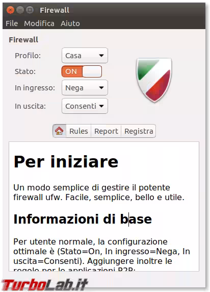 Configurare il firewall di Ubuntu (ufw) tramite interfaccia grafica ...